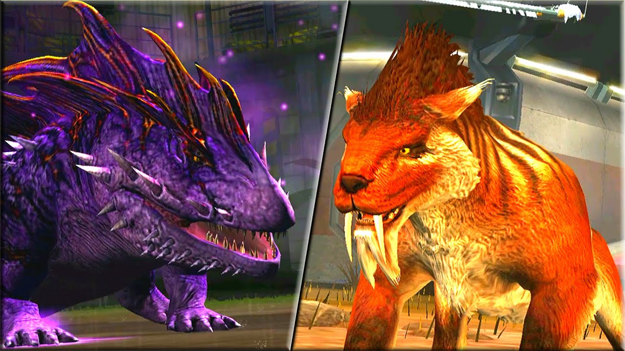 SALAMANDER 16 DEFEAT 12 OPPONENTS CENOZOIC BATTLE | JURASSIC WORLD THE ...