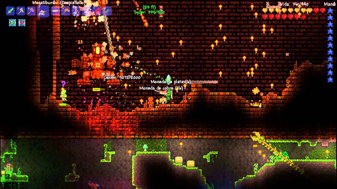 Golem Boss|Terraria 1.2 - YouTube