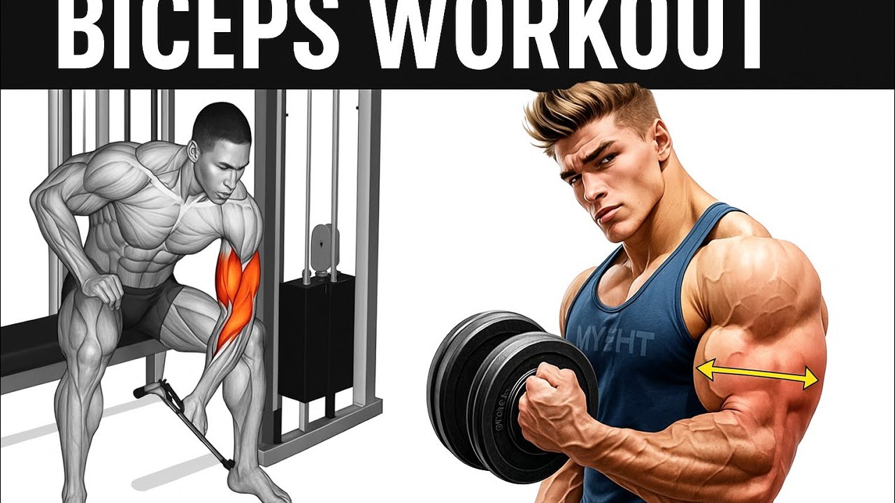 "Bigger Arms in 15 Minutes! Ultimate Gym Biceps Workout for Insane ...