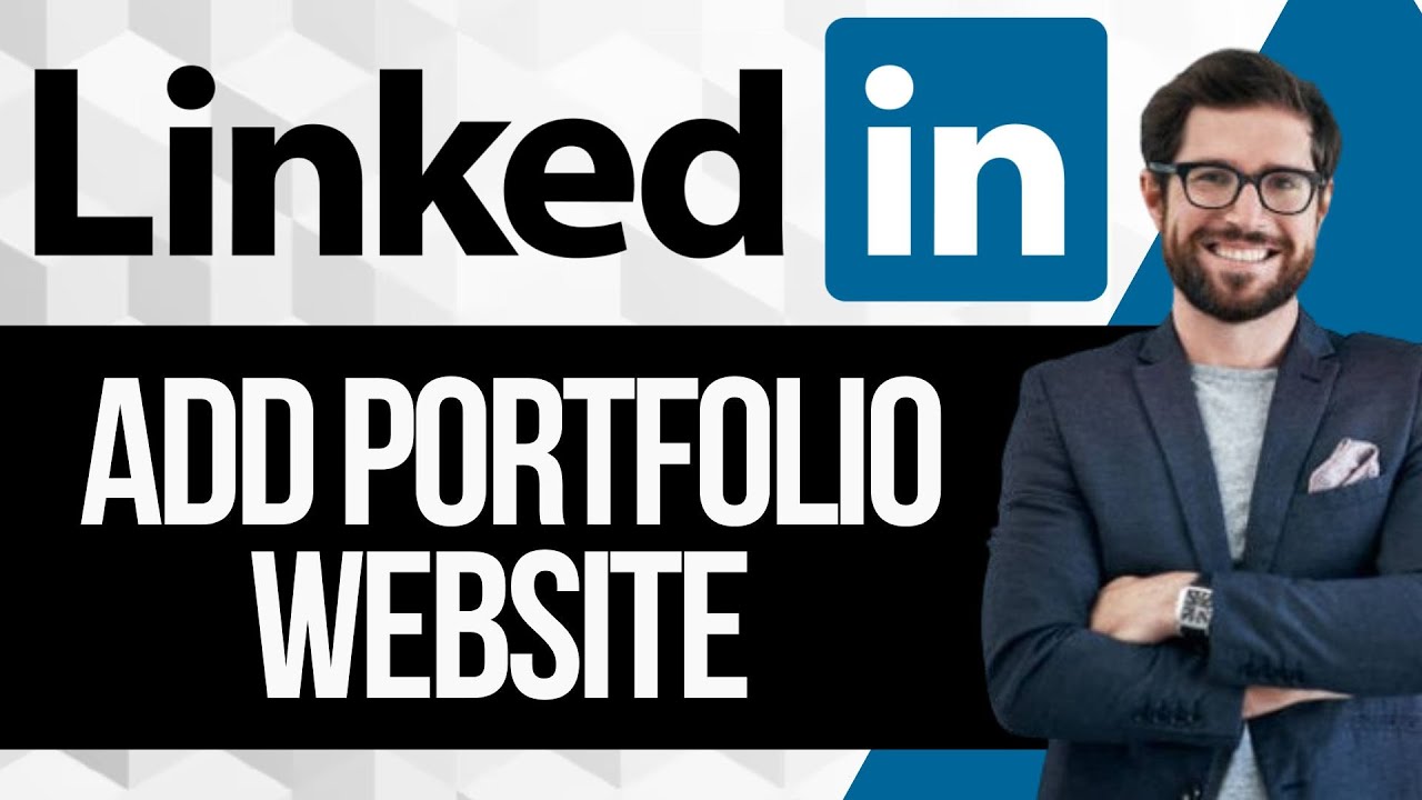 How To Add Portfolio Website to LinkedIn Profile - YouTube