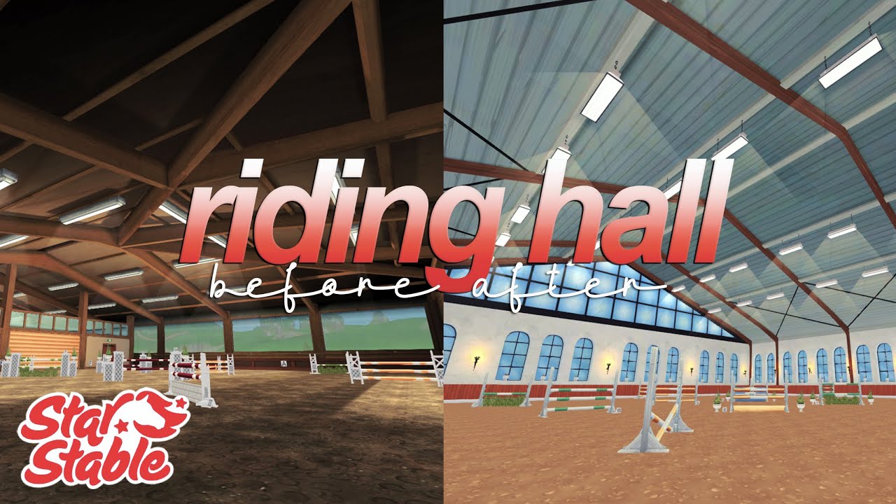 New Riding Hall (before&after)┃Star Stable Online - YouTube