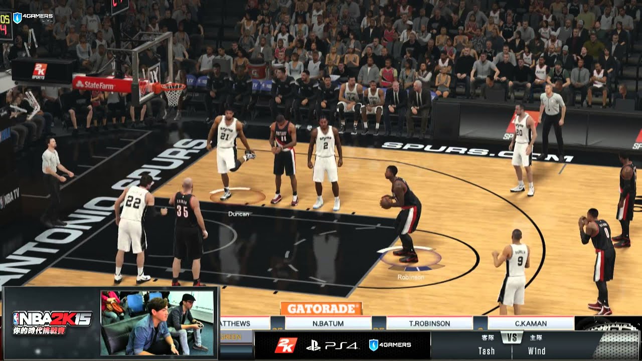 《NBA 2K15你的時代挑戰賽》 01/24 16強複賽 主播:展元 / 賽評:QK/MONKEY (w1nd vs Tash) - YouTube
