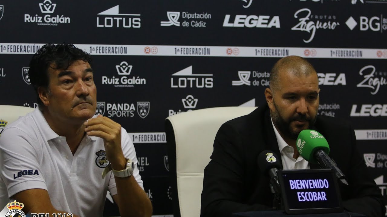 [RUEDA DE PRENSA] Presentación de Rafael Escobar - YouTube