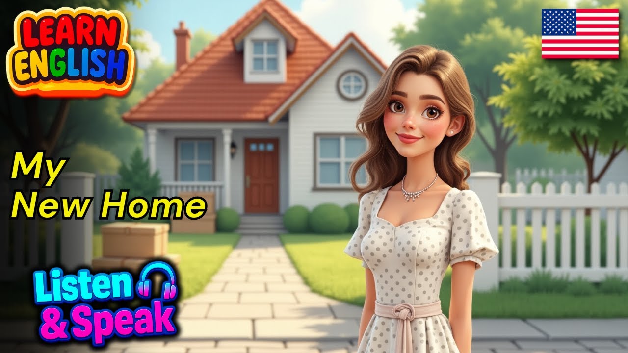 My New Home | English For Beginners – Listen and Repeat | Improve Your ...