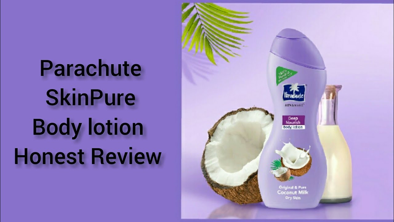 Parachute Skin Pure body Lotion(olive & coconut milk) - YouTube