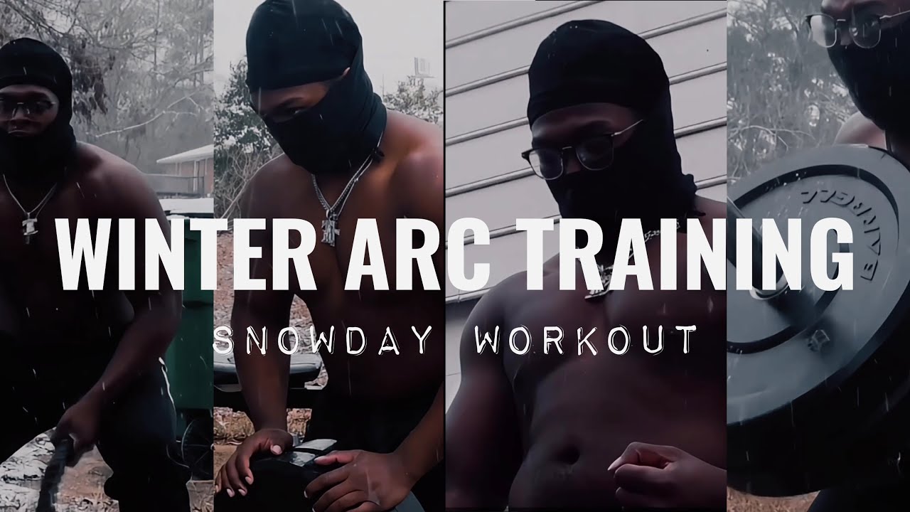 D1 HOME WINTER ARC TRAINING | SNOW WORKOUT ️ - YouTube
