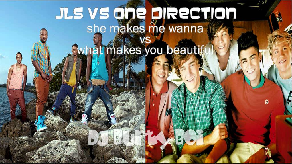 JLS vs One Direction - She Makes Me Beautiful (DJ Burty Boi MIX) - YouTube