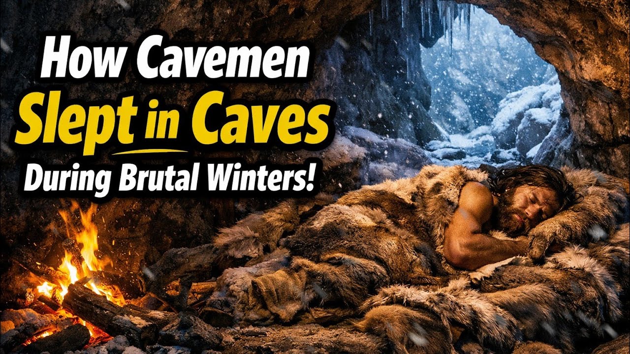 🌜How Cavemen Had the Best Sleep in Caves During BRUTAL Winters | 3 ...