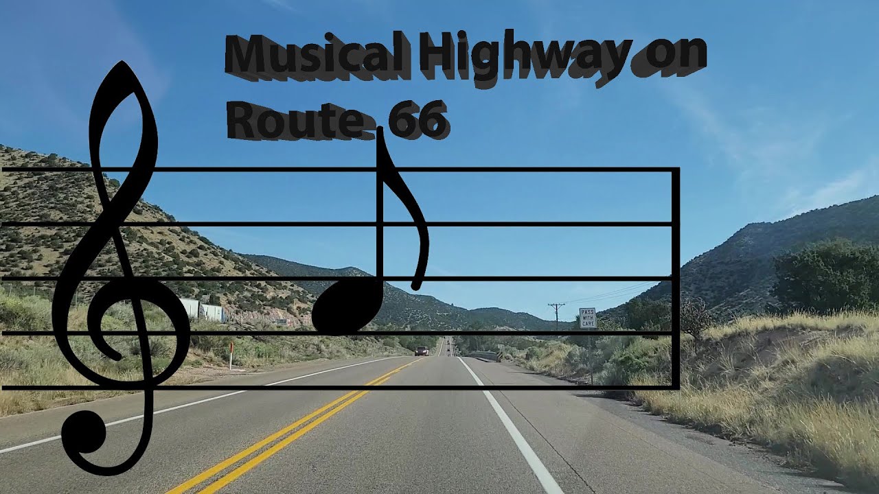 T07-0 Route 66 Musical Highway in Albuquerque NM - YouTube