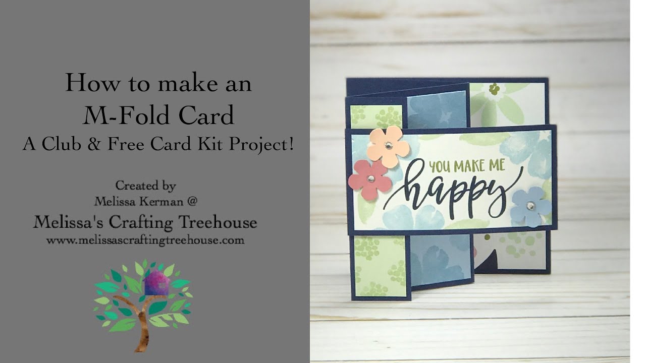 How to Make an M-Fold Card with the Pretty Perennial Stamp Set - A ...