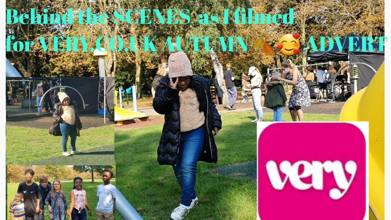 Behind the SCENES as I filmed for VERY.CO.UK AUTUMN 🍂 😍ADVERT, I'M so ...