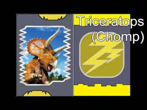 Dinosaur King Cards Chomp