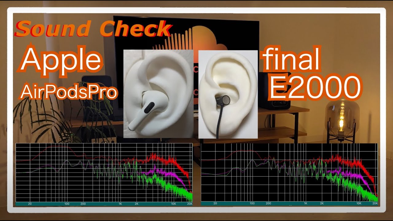 Apple AirPodsPro vs final E2000 [IEMs In-Ear headphones Sound Comparison イヤホン音比較] - YouTube