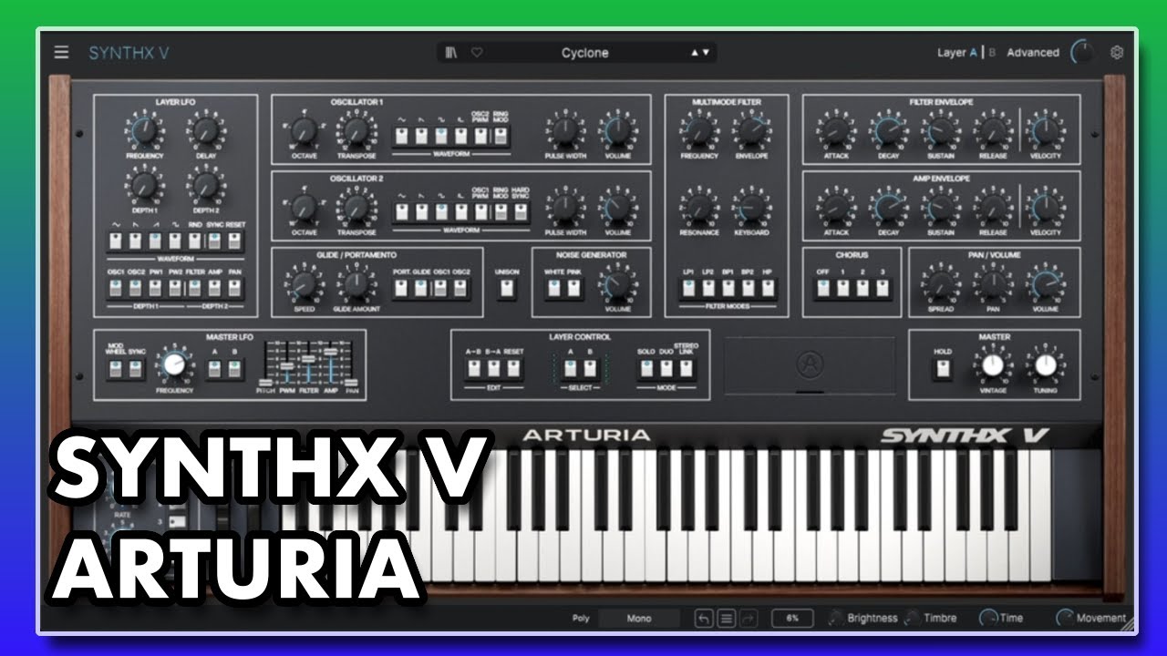 Synthx V Arturia Review - YouTube