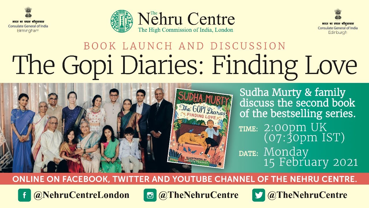 "The Gopi Diaries: Finding Love" - Book launch and discussion - YouTube