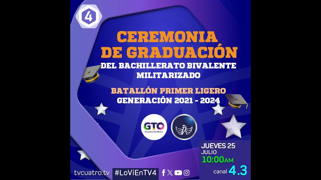Ceremonia de Graduación del Bachillerato Bivalente Militarizado ...