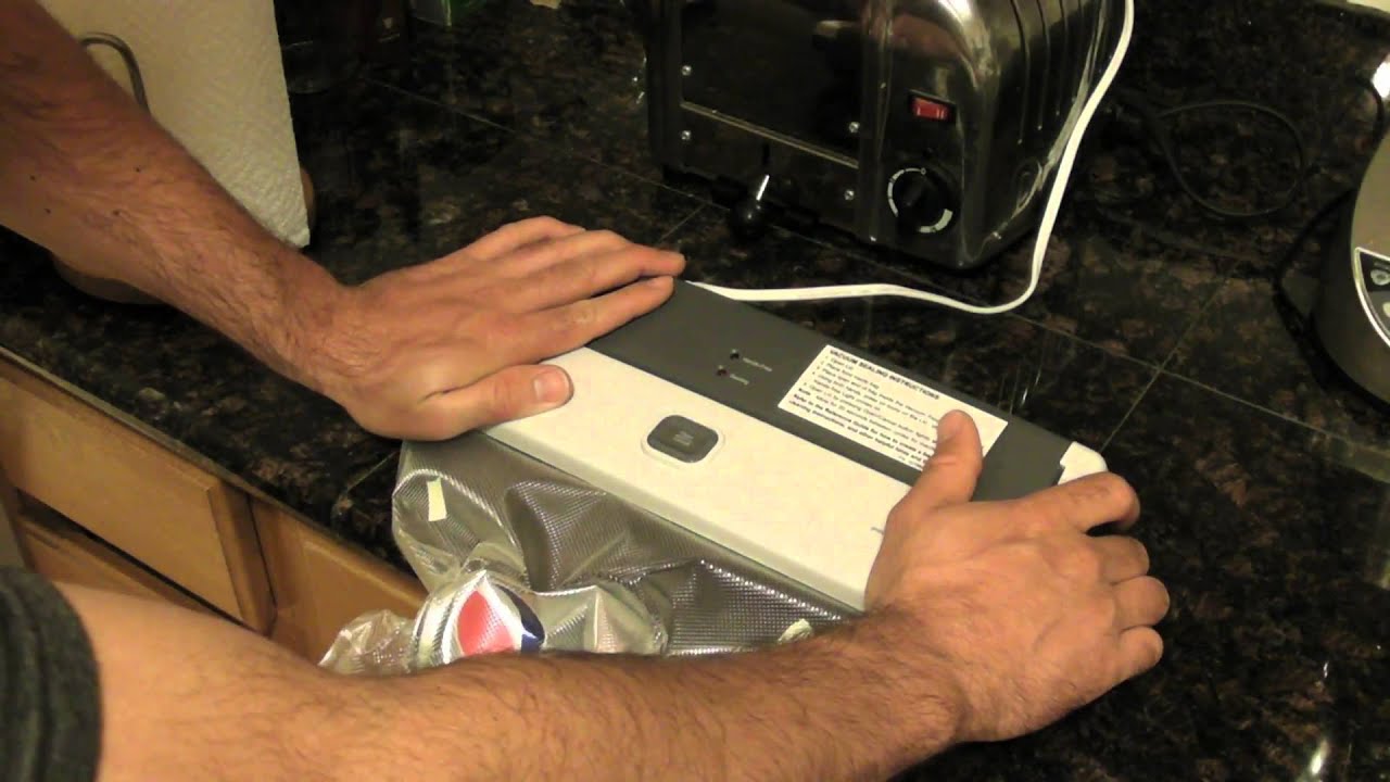 Seal-A-Meal Pop Can Test Vacuum Sealer - YouTube
