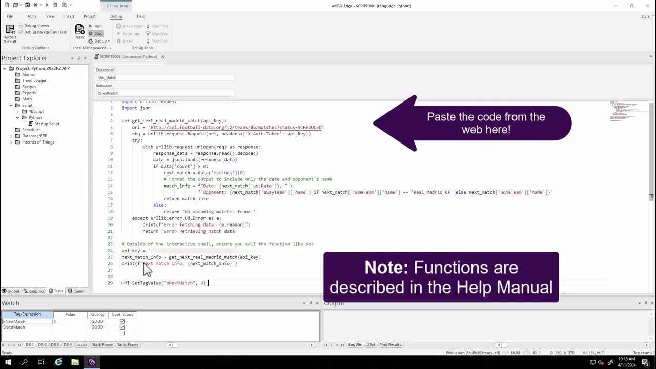 Mastering AVEVA Edge 2023 R2: Unleash the Power of Python in Industrial Automation - YouTube