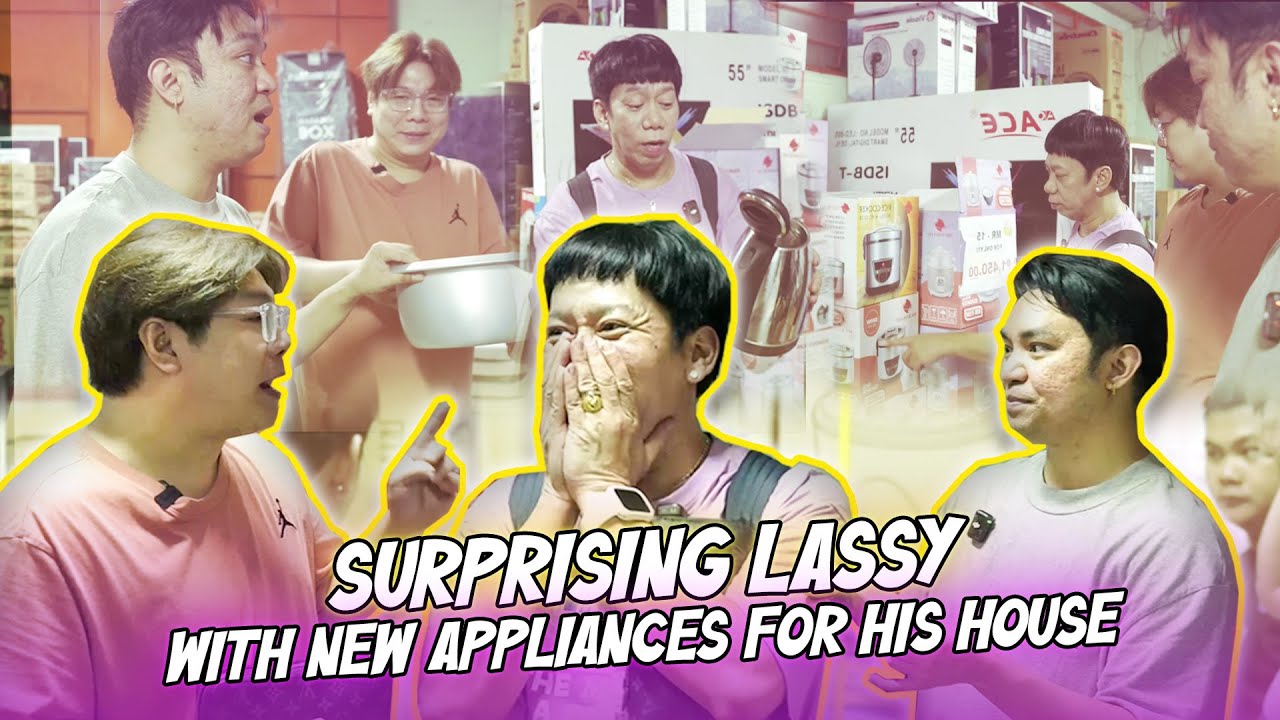 SURPRISING LASSY WITH NEW APPLIANCES FOR HIS HOUSE (NOT A PRANK PERO ...
