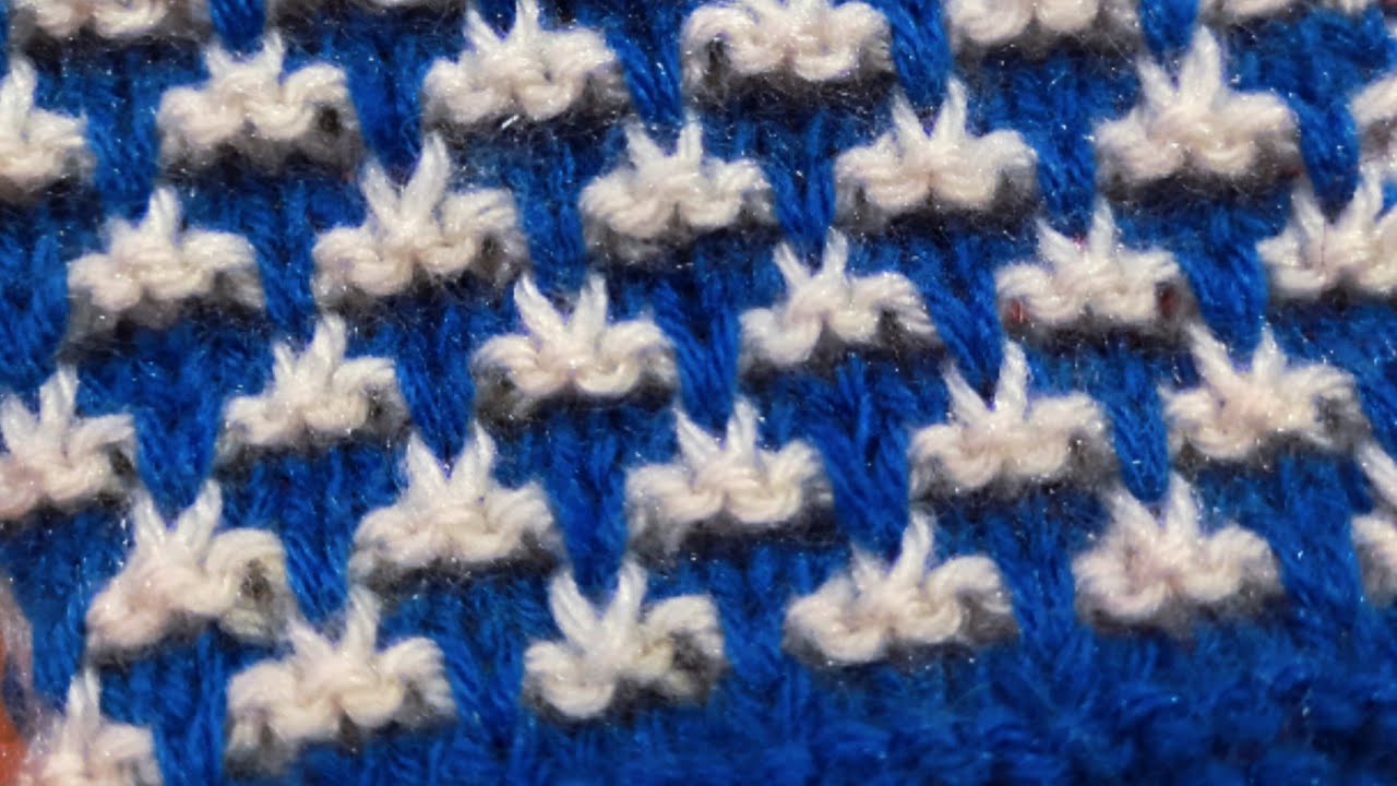 Two colors knitting Pattern For ladies cardigan, Gents Sweater girls top. - YouTube