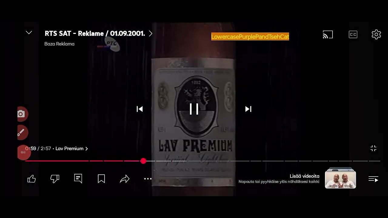 Lav Premium piva reklama (2001) - YouTube