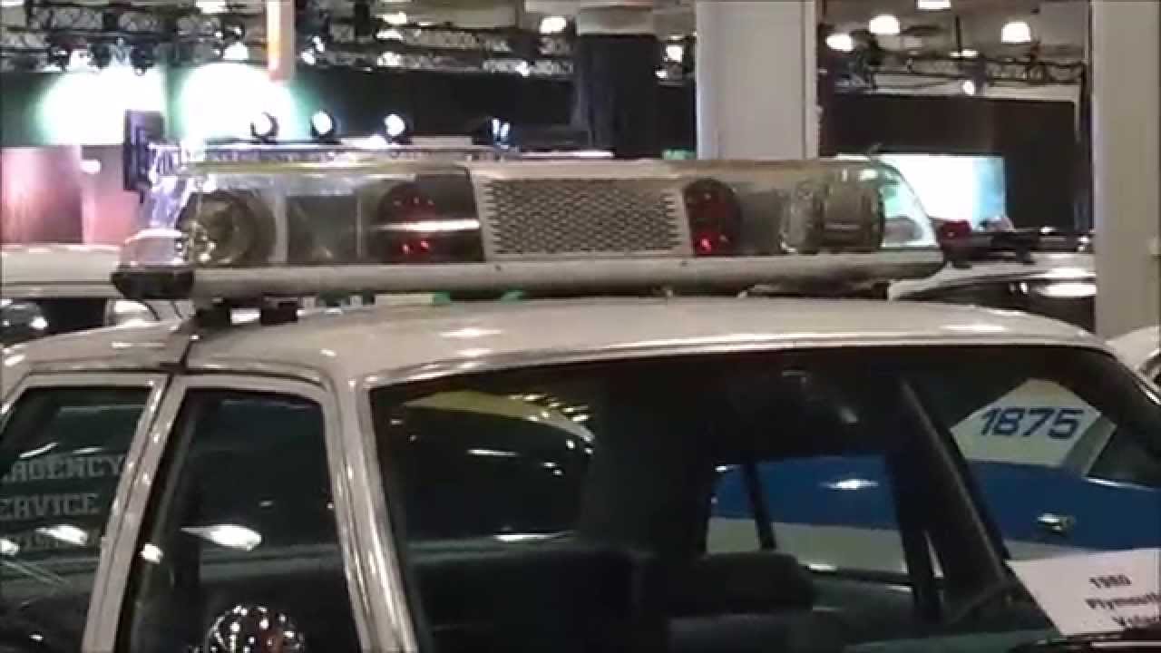 WALK AROUND VIDEO OF A NYPD 1980 PLYMOUTH VOLARE POLICE CRUISER AT THE ...