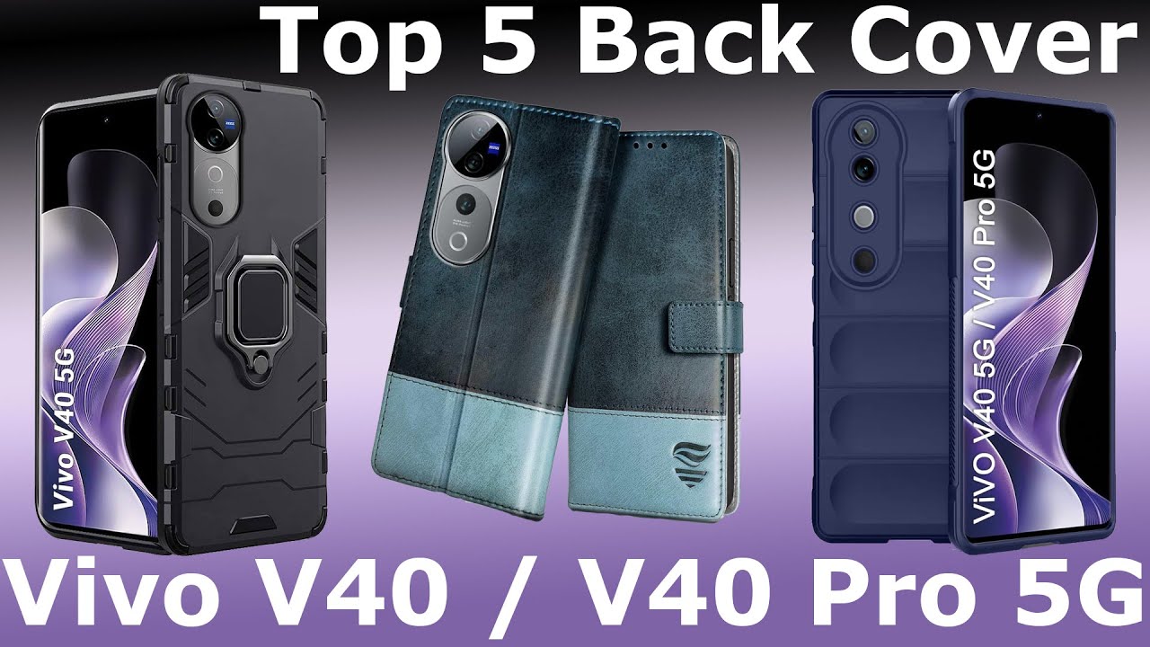 Vivo V40 / V40 Pro 5G Back Cover Case Pouch Camera Protection ...