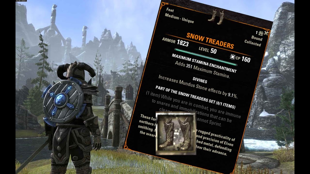ESO SNOW TREADERS - LEADS LOCATION - YouTube