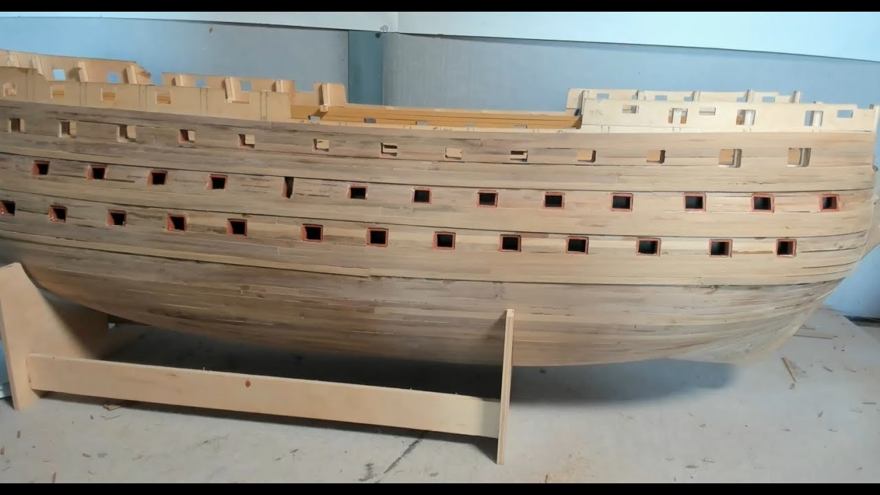 Caldercraft HMS Victory Part 17 - YouTube