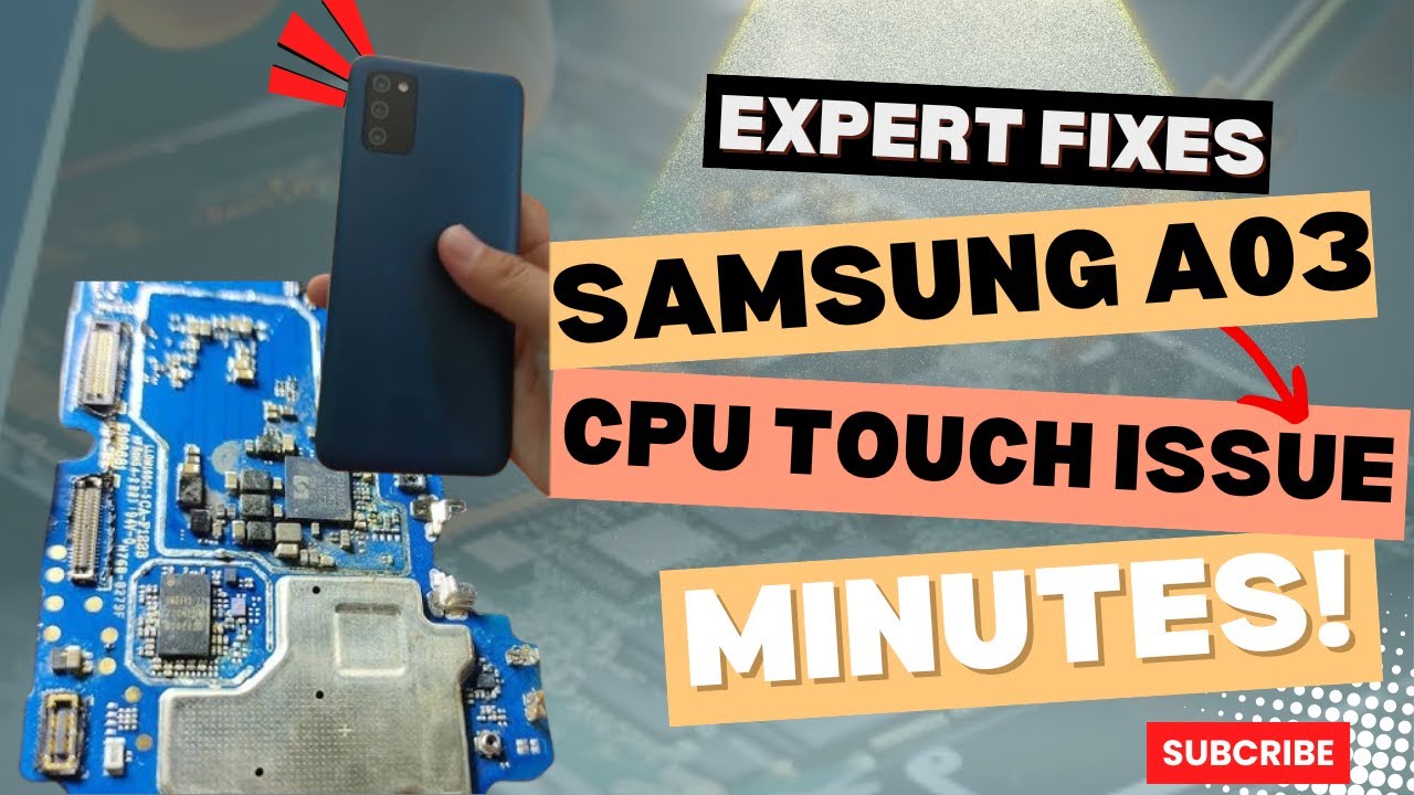 Samsung A03 CPU rebuild touch issue Hong on logo problem#video ...