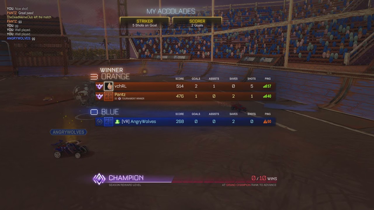 Rocket League hitting gc for the 1st time - YouTube