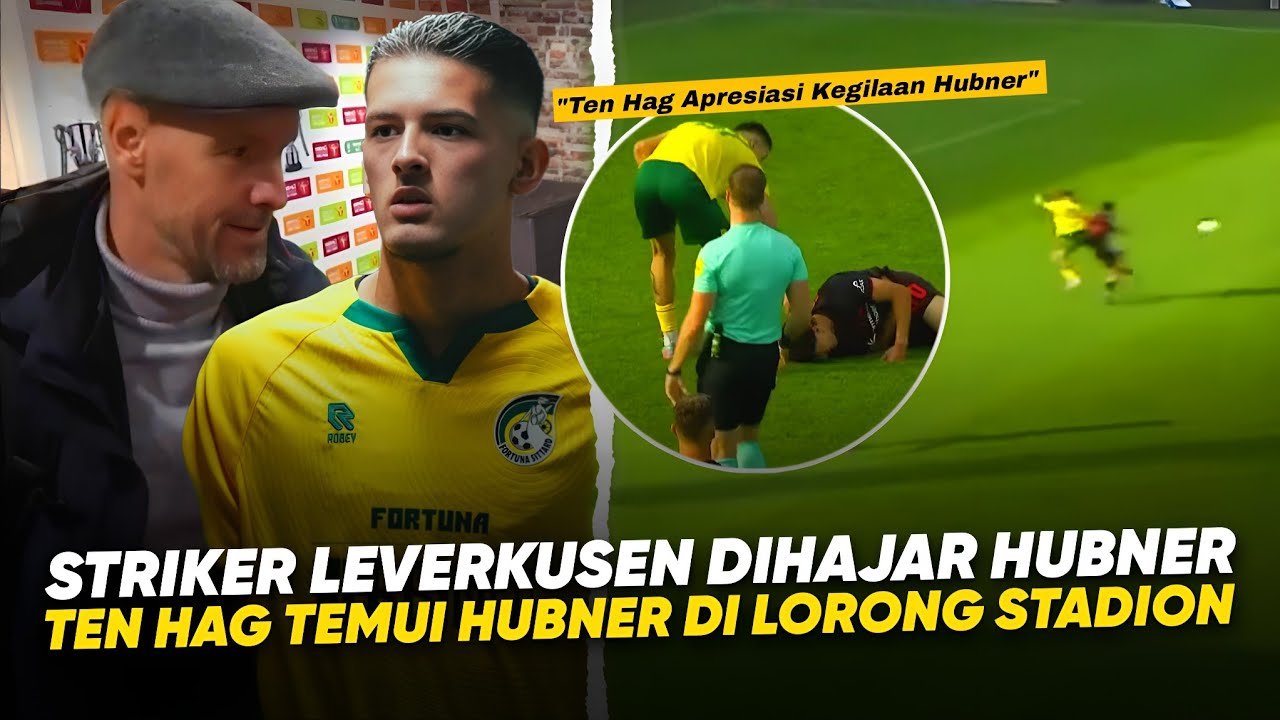 Pemainnya Dihajar HUBNER, Ten Hag Temui Dilorong !! Debut Justin Hubner ...