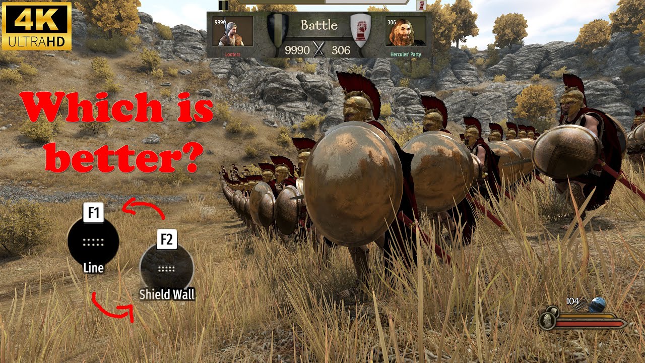 what is the best formation for melee troops with shield & 1 handed ...