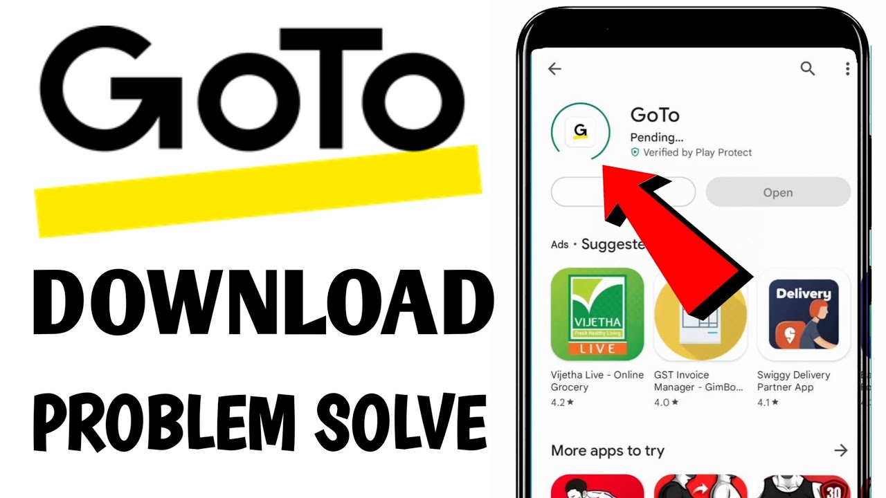 GoTo Download Problem | Go To App Install Problem Solved On Play Store ...