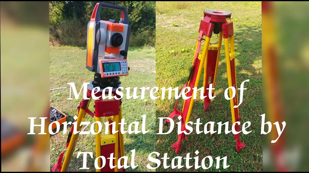 Measurement of Horizontal Distance by Total Station ll Civil Engg. ll ...