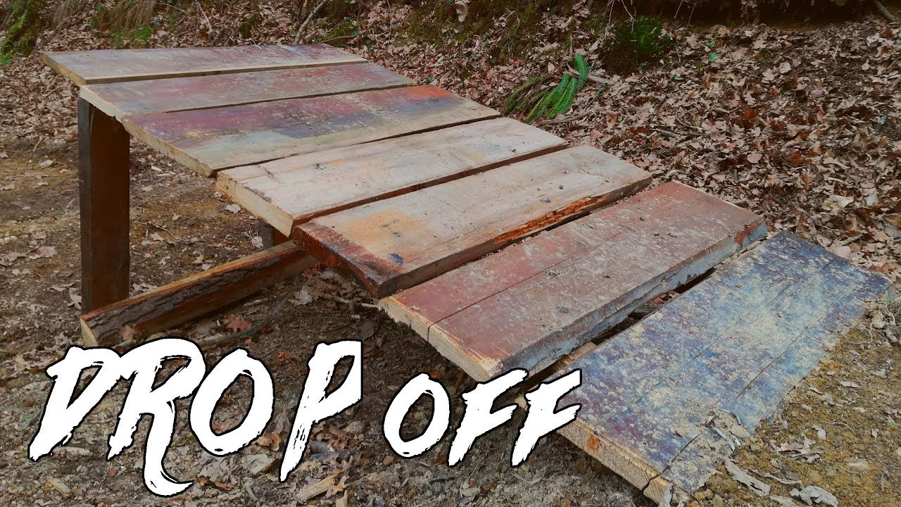 TRAILBUILD #5 making new signs & building a wooden drop off - YouTube