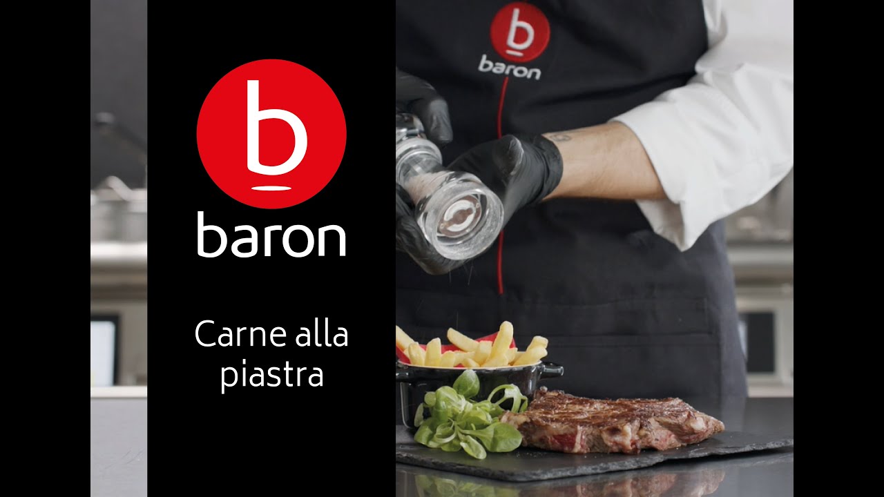 Carne alla piastra con Fry Top Supreme di Baron - YouTube