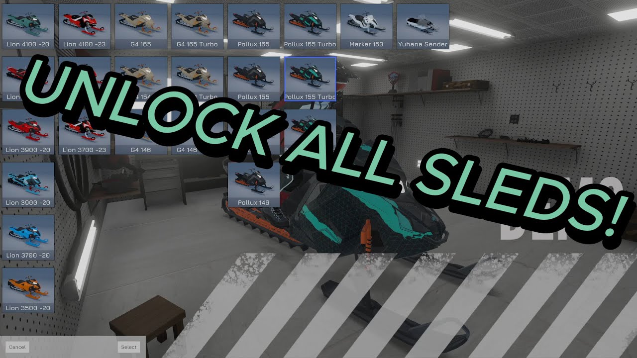 SLEDDERS: How to unlock all sleds - YouTube