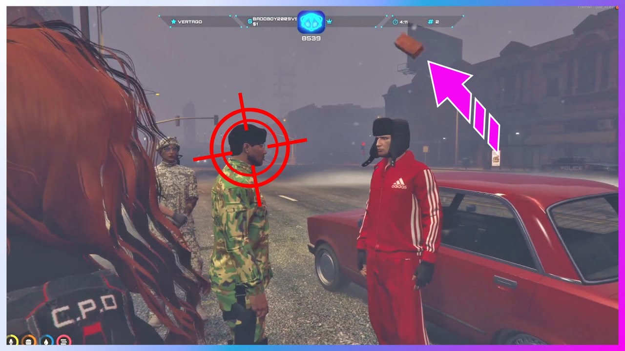 Zaceed Throws A Brick At Kyle Pred (Both POVs) | NoPixel GTA RP - YouTube