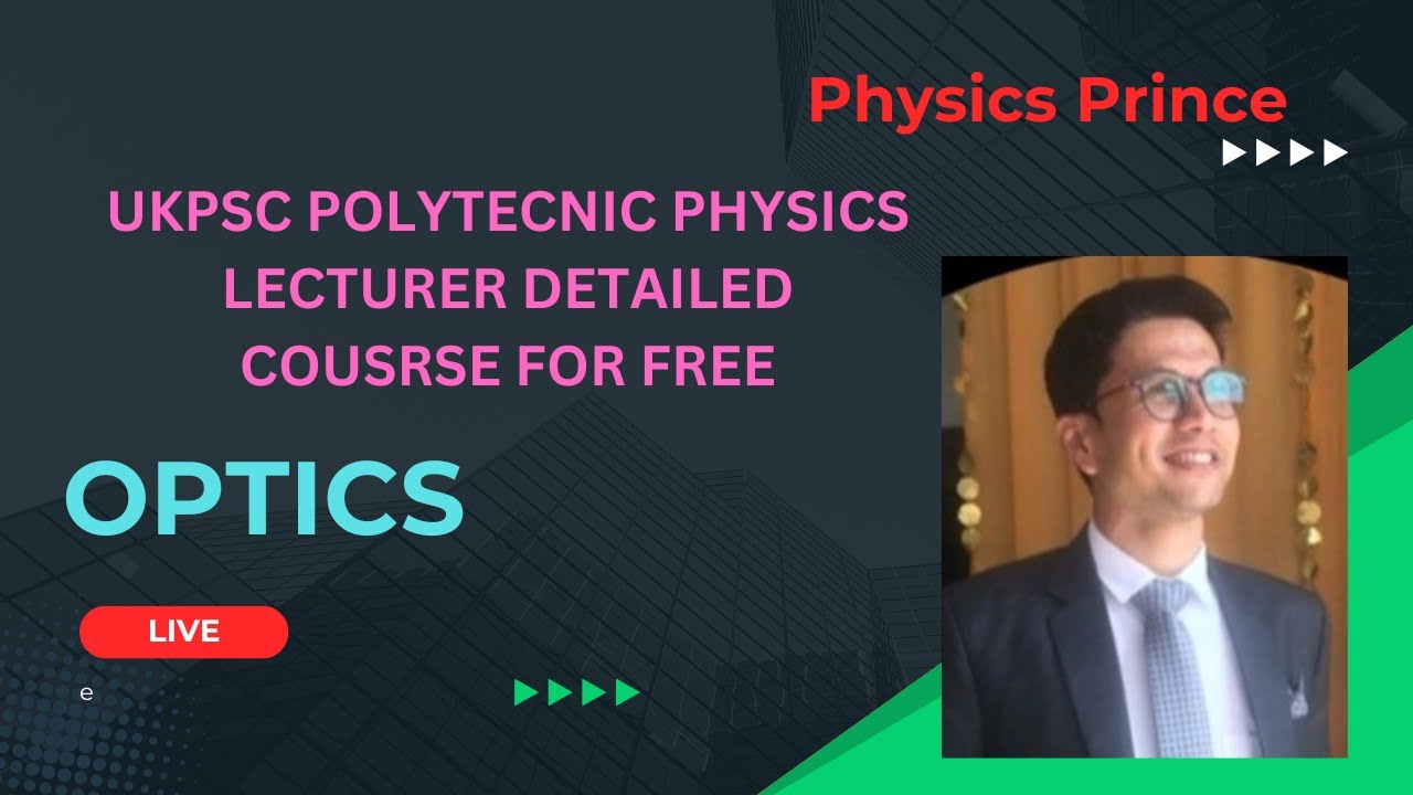 UKPSC Polytechnic Physics Lecture 1 (Interference) - YouTube