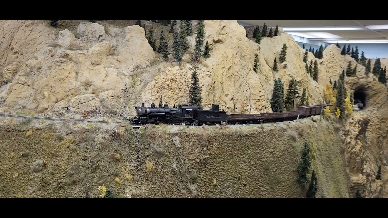 Approaching Windy Point on the 4% climb to Cumbres NM. - YouTube