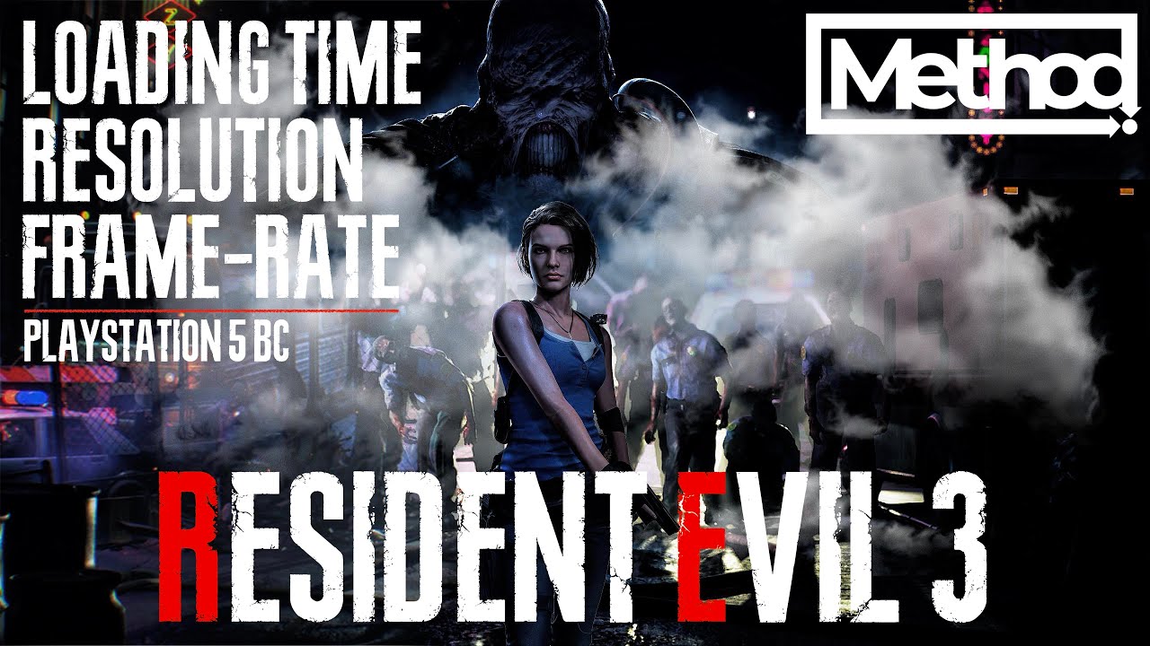 Resident Evil 3 Remake - Frame-Rate Analysis - PlayStation 5 Backwards ...