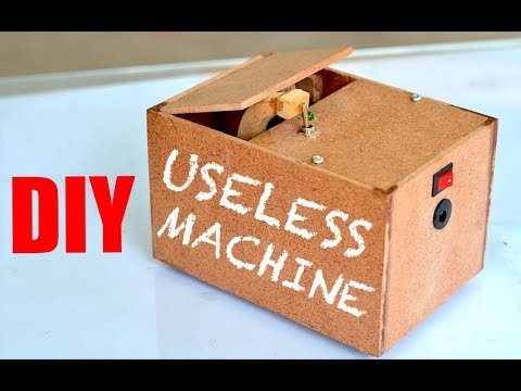 How to make The Most Useless Machine (The Electric Fidgeting Machine ...