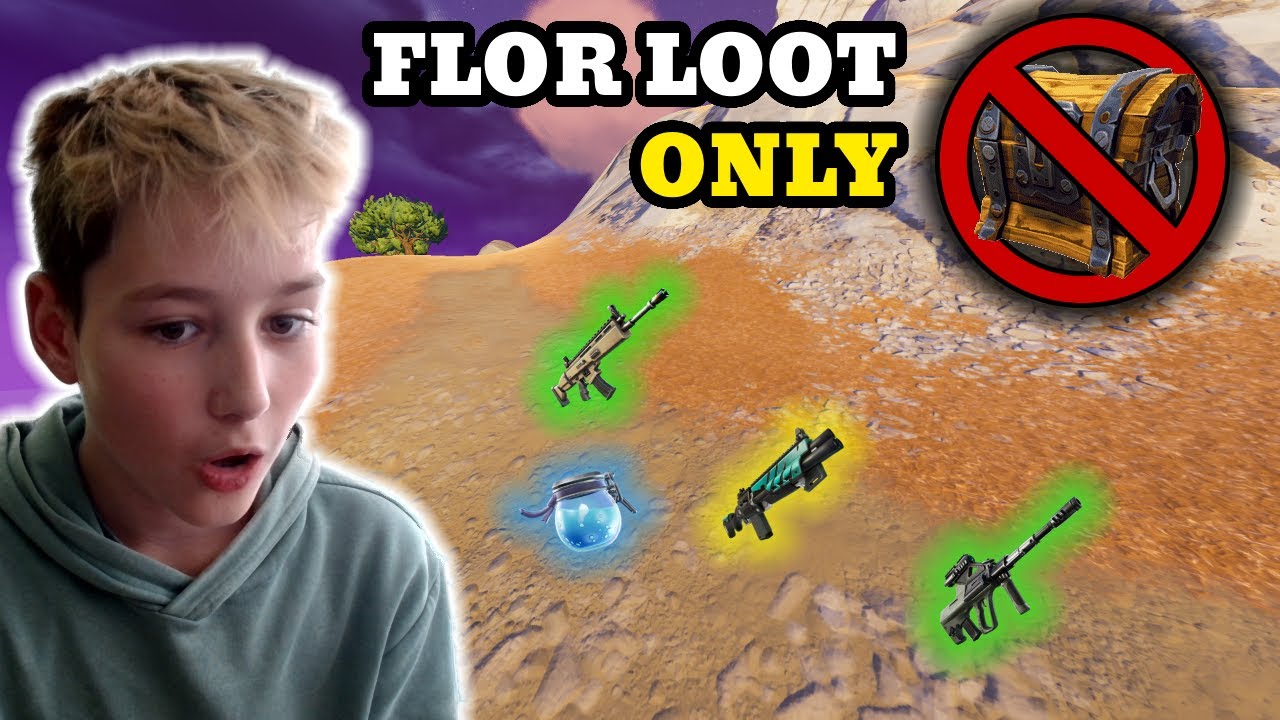 FLOR LOOT *ONLY* CHALLENGE!!!😡🤬 VO FORTNITE! - YouTube