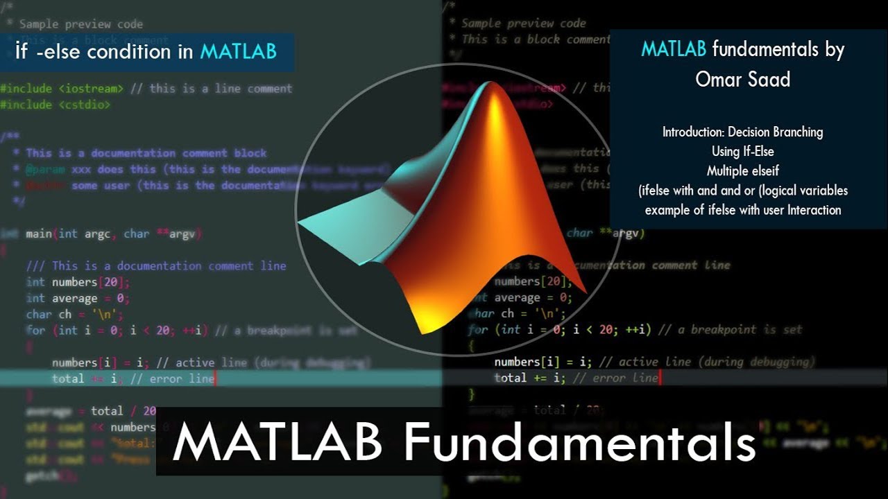 26- MATLAB ,If -else condition الشرط في الماتلاب - YouTube