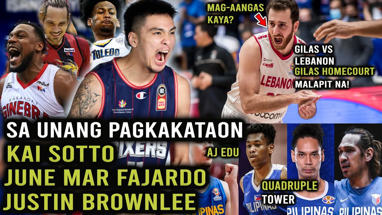 Kai Sotto Feb Window Justin Brownlee Fajardo Japeth Aguilar AJ Edu ...