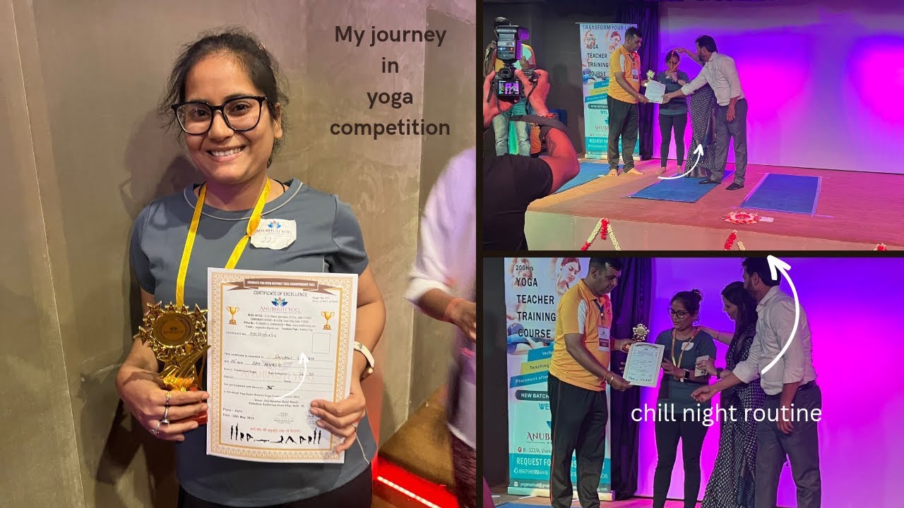 MY Journey in YogA competition #trending #viral #youtube #yoga #vlog # ...