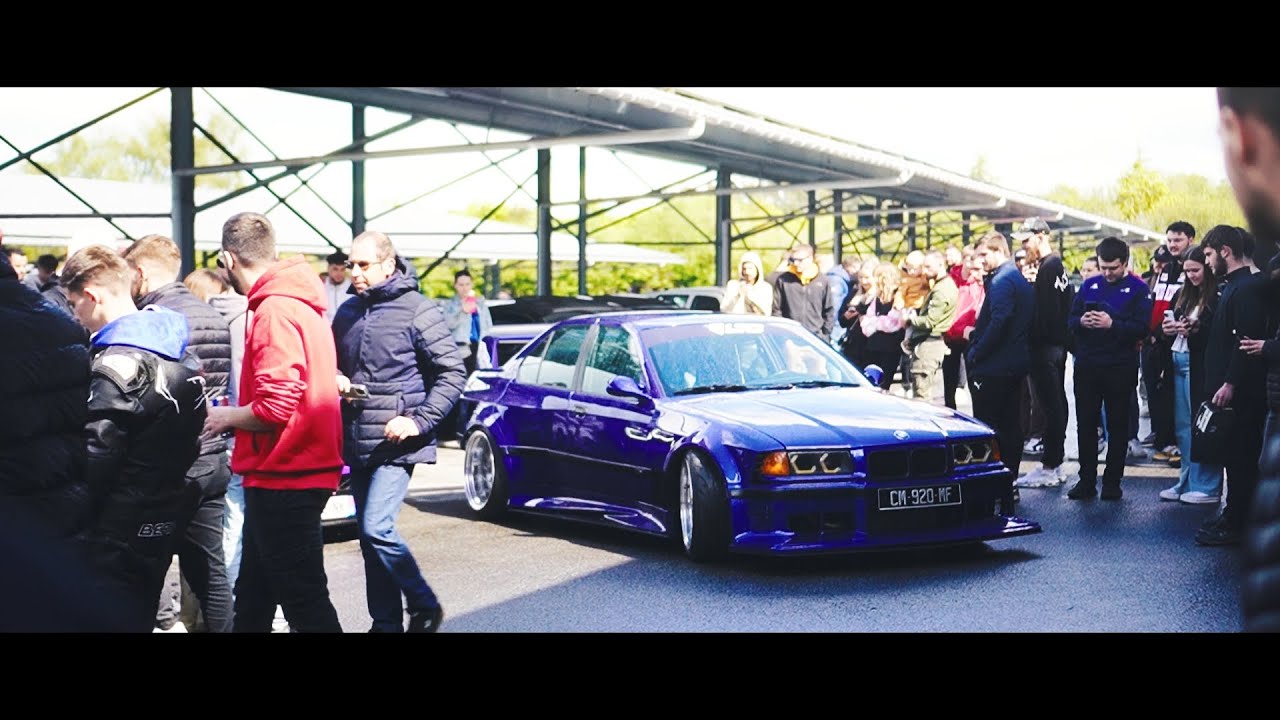 BMW E36 LTO Sedan at Street Car Crew Car meet - YouTube