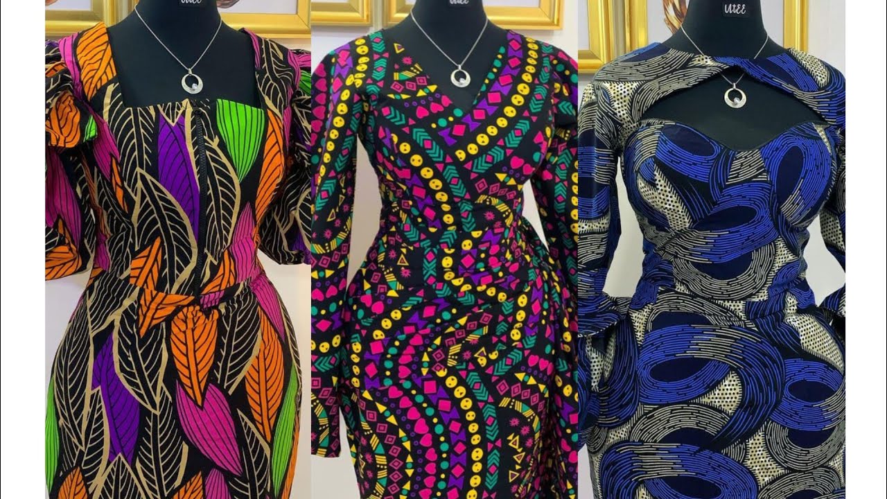 Modèle robe en pagne africain 2024 - YouTube