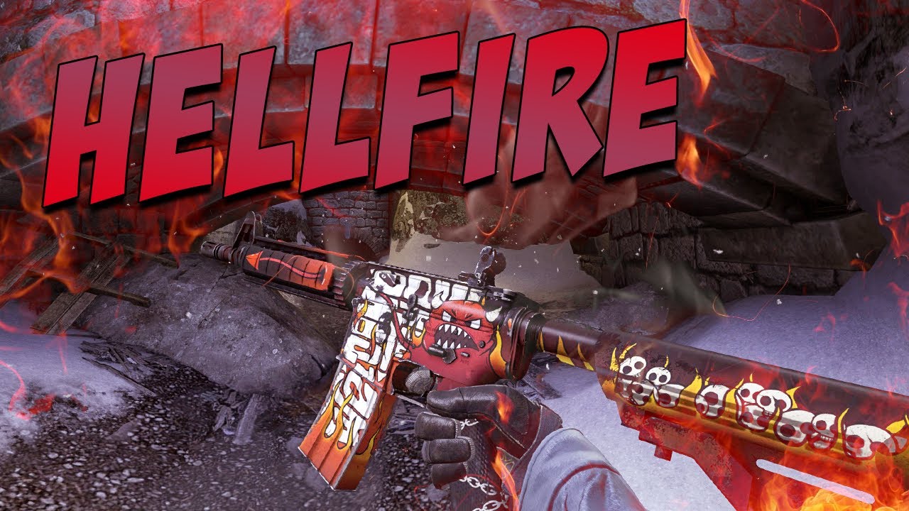CS:GO - M4A4 | Hellfire Gameplay - YouTube